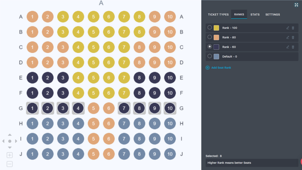 Reserved Seating by Ticketbud: Customizable Seating Charts for Any ...